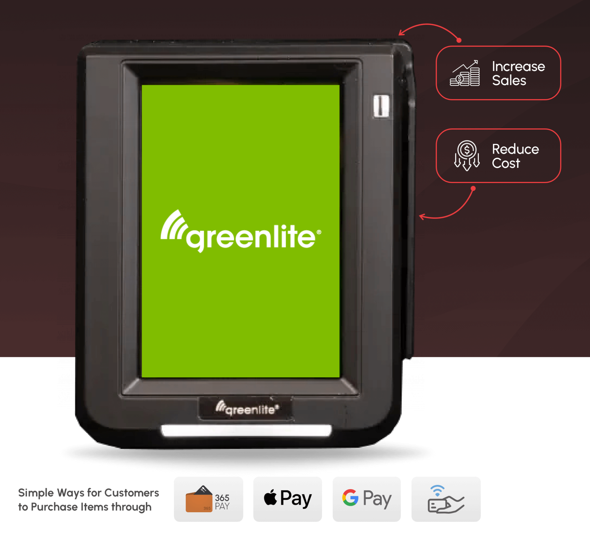 Greenlite for Cashless Vending Machine Card Readers