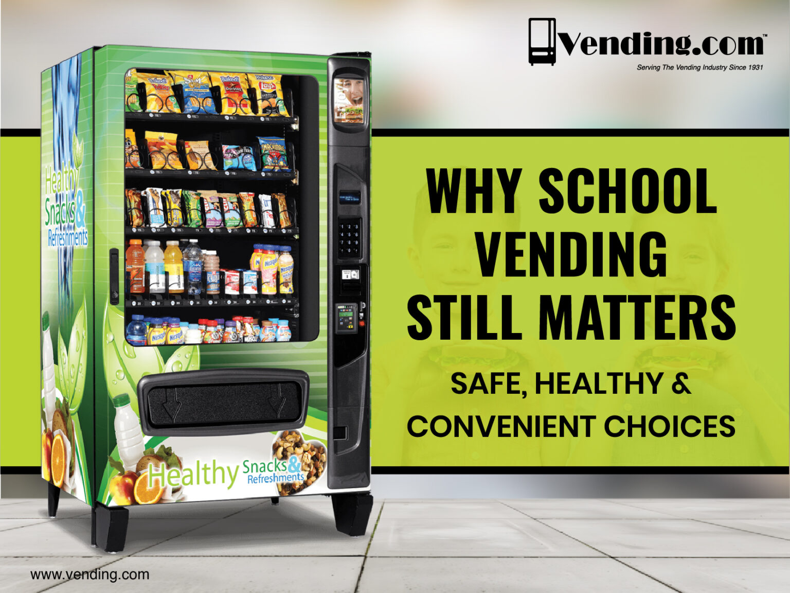 Why Vending Machines Still Belong in Schools | Healthy, Safe, Convenient